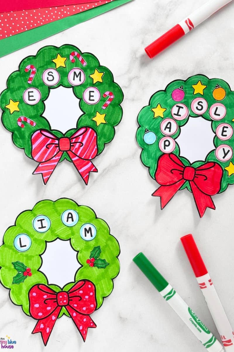 75+ Seasonal And Holiday Name Crafts for Kids (Free Printables) - This ...