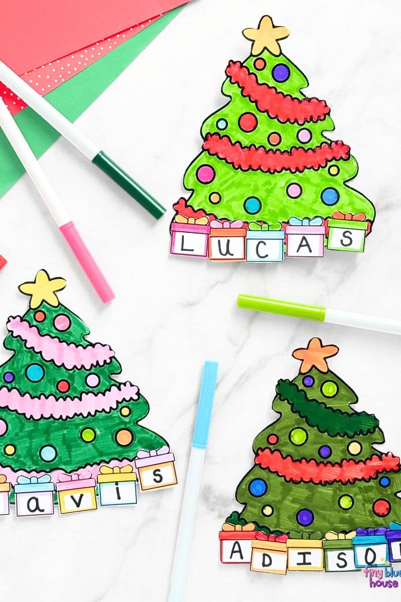 75+ Seasonal And Holiday Name Crafts for Kids (Free Printables) - This ...