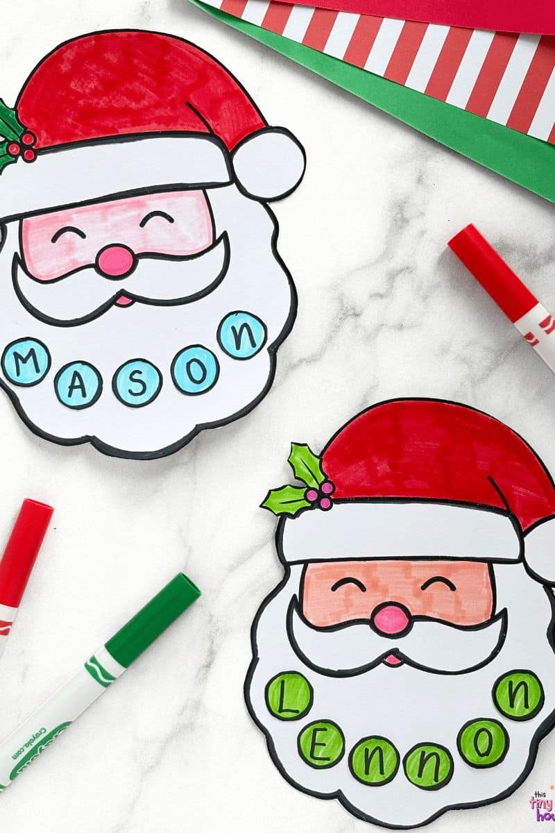 75+ Seasonal And Holiday Name Crafts for Kids (Free Printables) - This ...