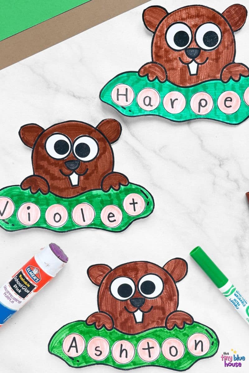 75+ Seasonal And Holiday Name Crafts for Kids (Free Printables) - This ...