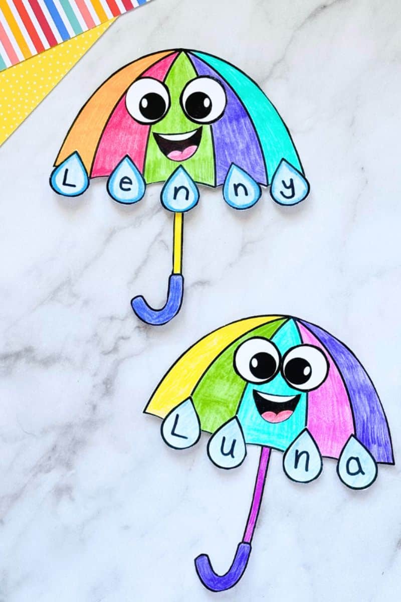 75+ Seasonal And Holiday Name Crafts for Kids (Free Printables) - This ...