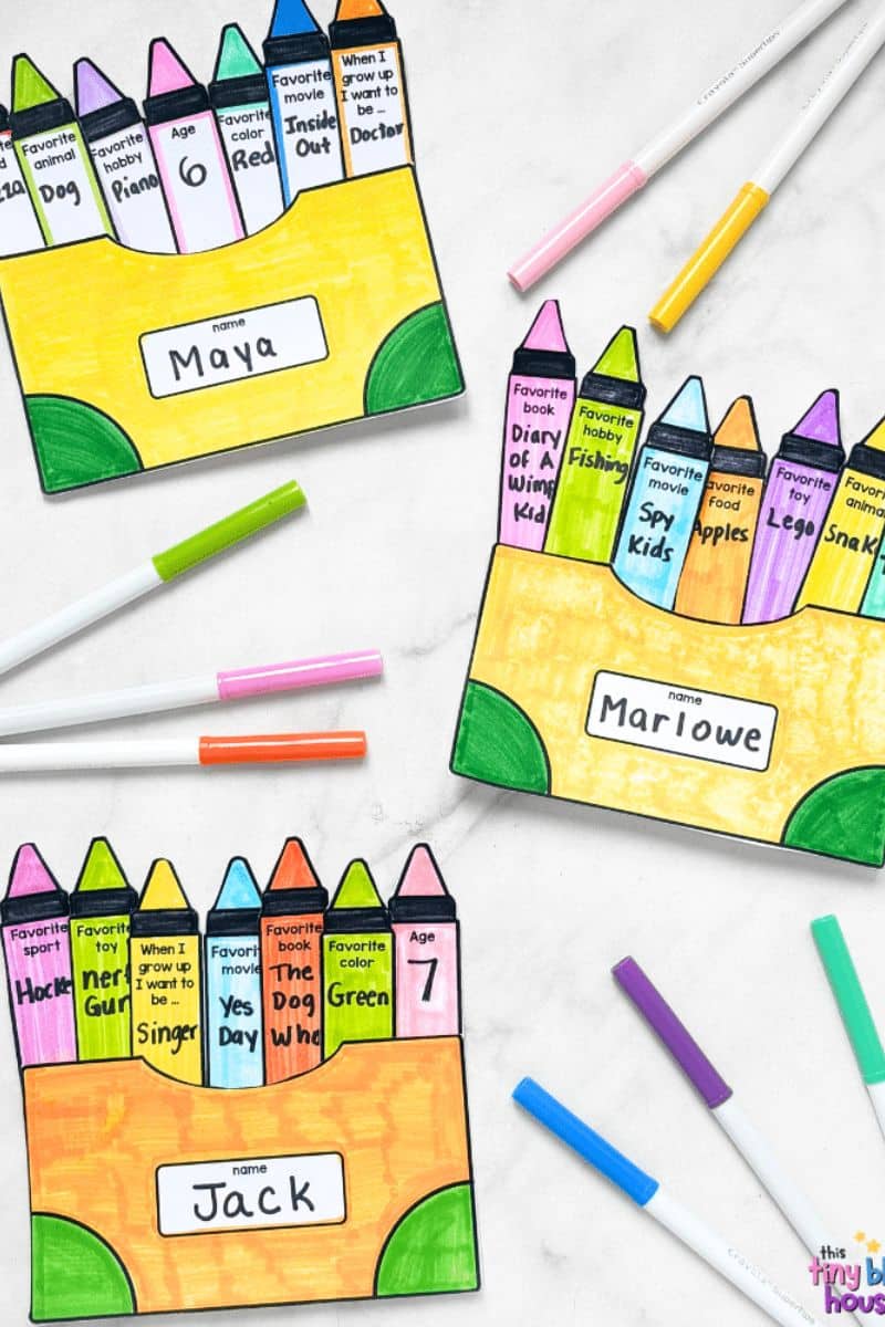 75+ Seasonal And Holiday Name Crafts for Kids (Free Printables) - This ...