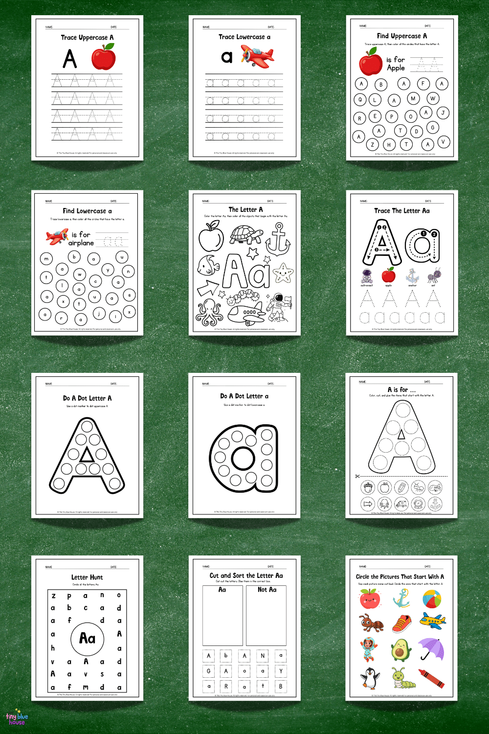 Letter A Worksheets for Preschool (Free Printables for Tracing ...