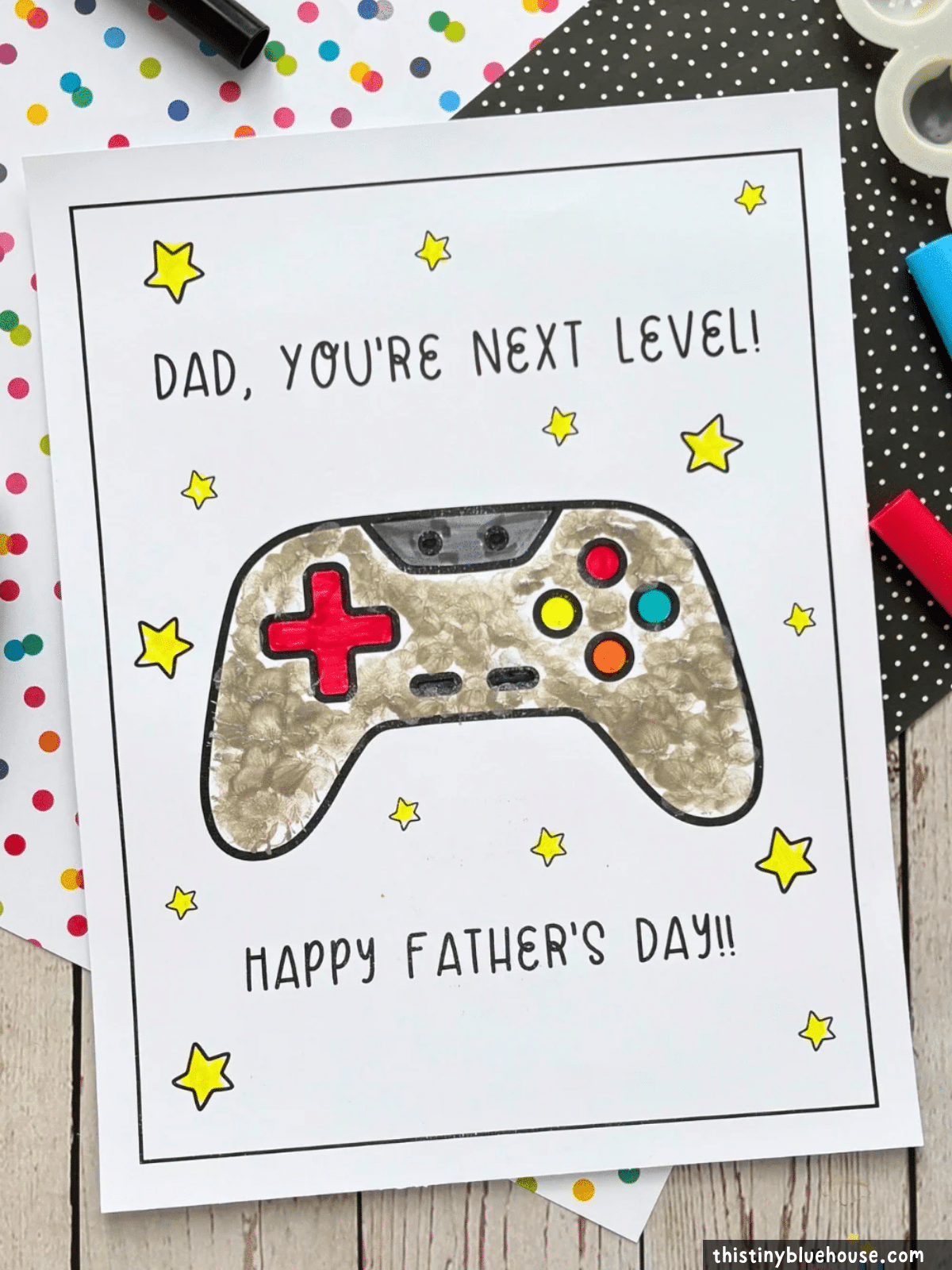 Father’s Day Pun Crafts For Kids (Free Printable Templates) - This Tiny ...