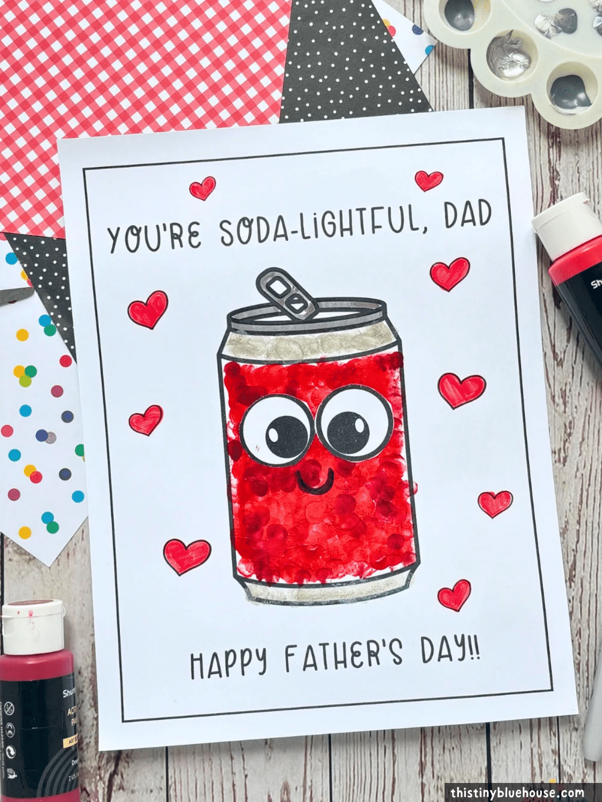 Father’s Day Pun Crafts For Kids (Free Printable Templates) - This Tiny ...