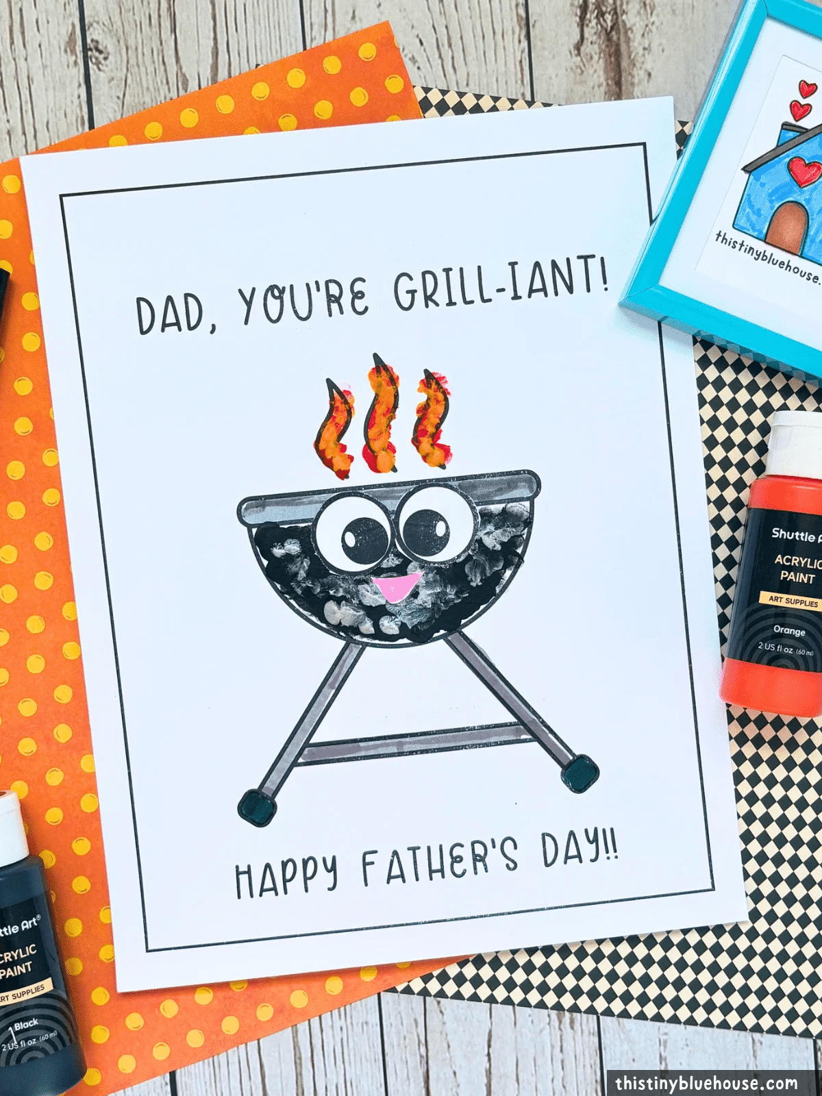 Father’s Day Pun Crafts For Kids (Free Printable Templates) - This Tiny ...