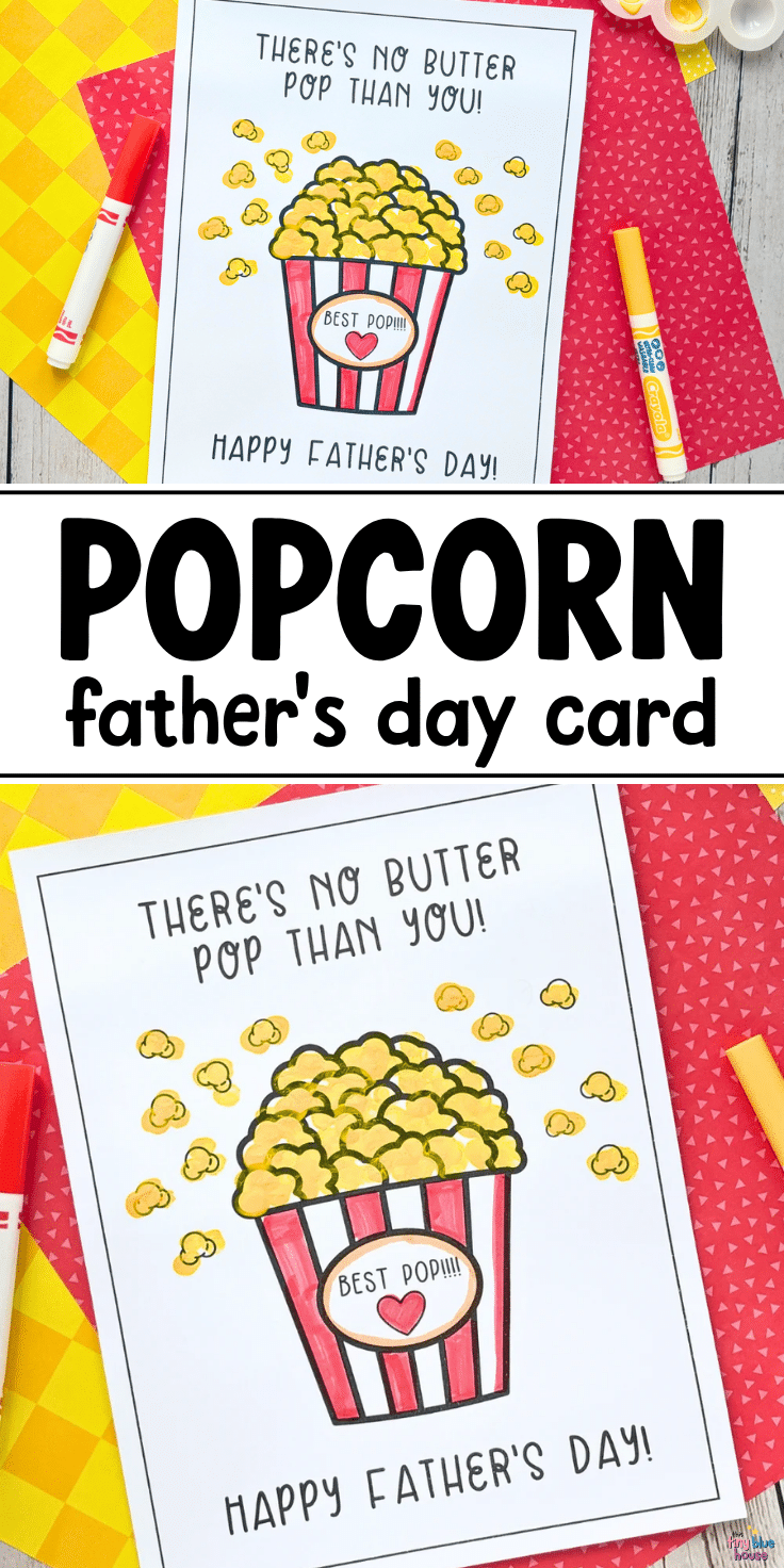 Father’s Day Popcorn Craft for Kids (Free Printable “Best Pop” Card ...