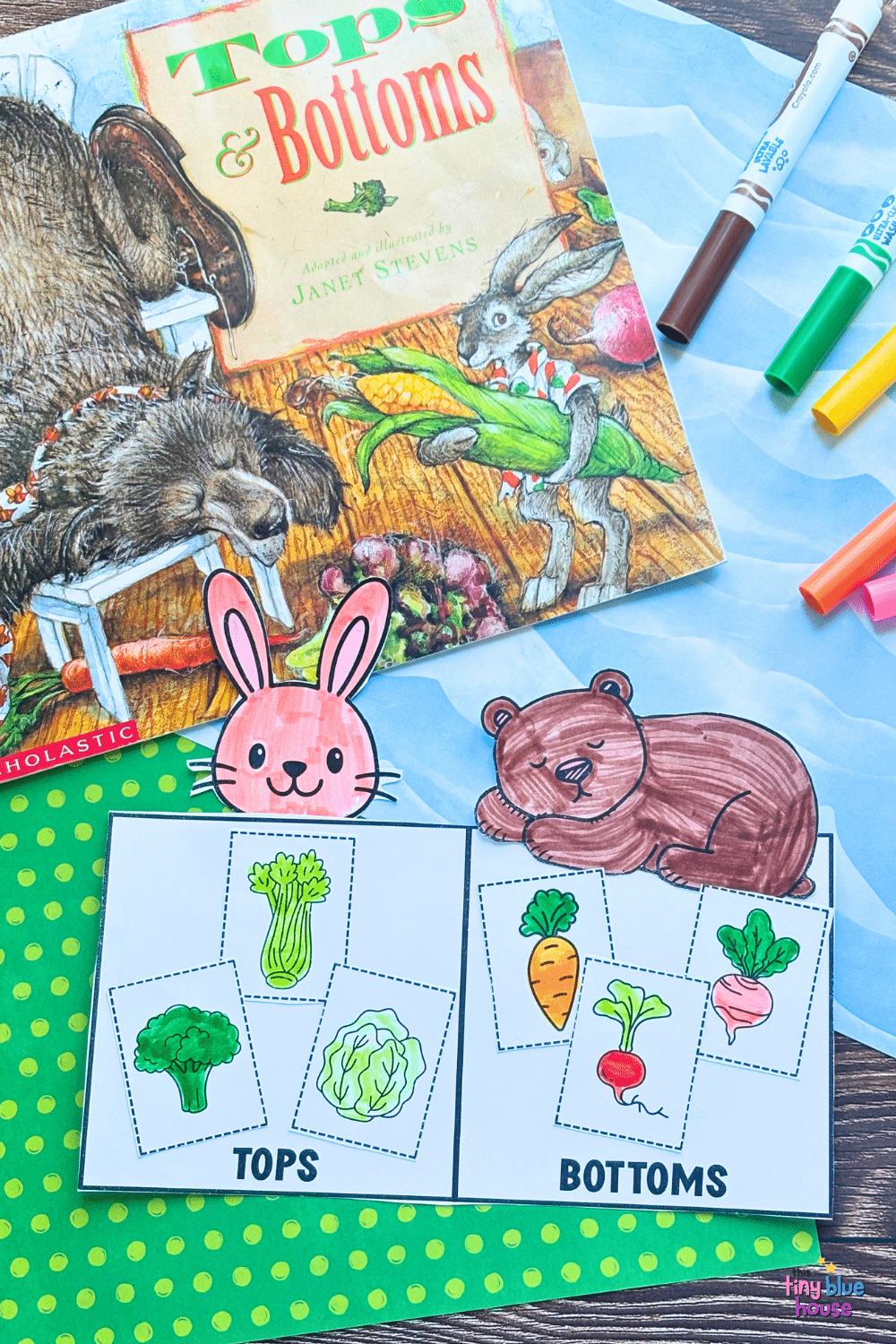 Tops and Bottoms Sorting Activity for Kids (Free Printable Craft ...