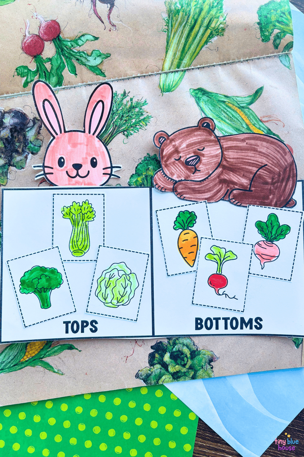 Tops and Bottoms Sorting Activity for Kids (Free Printable Craft ...