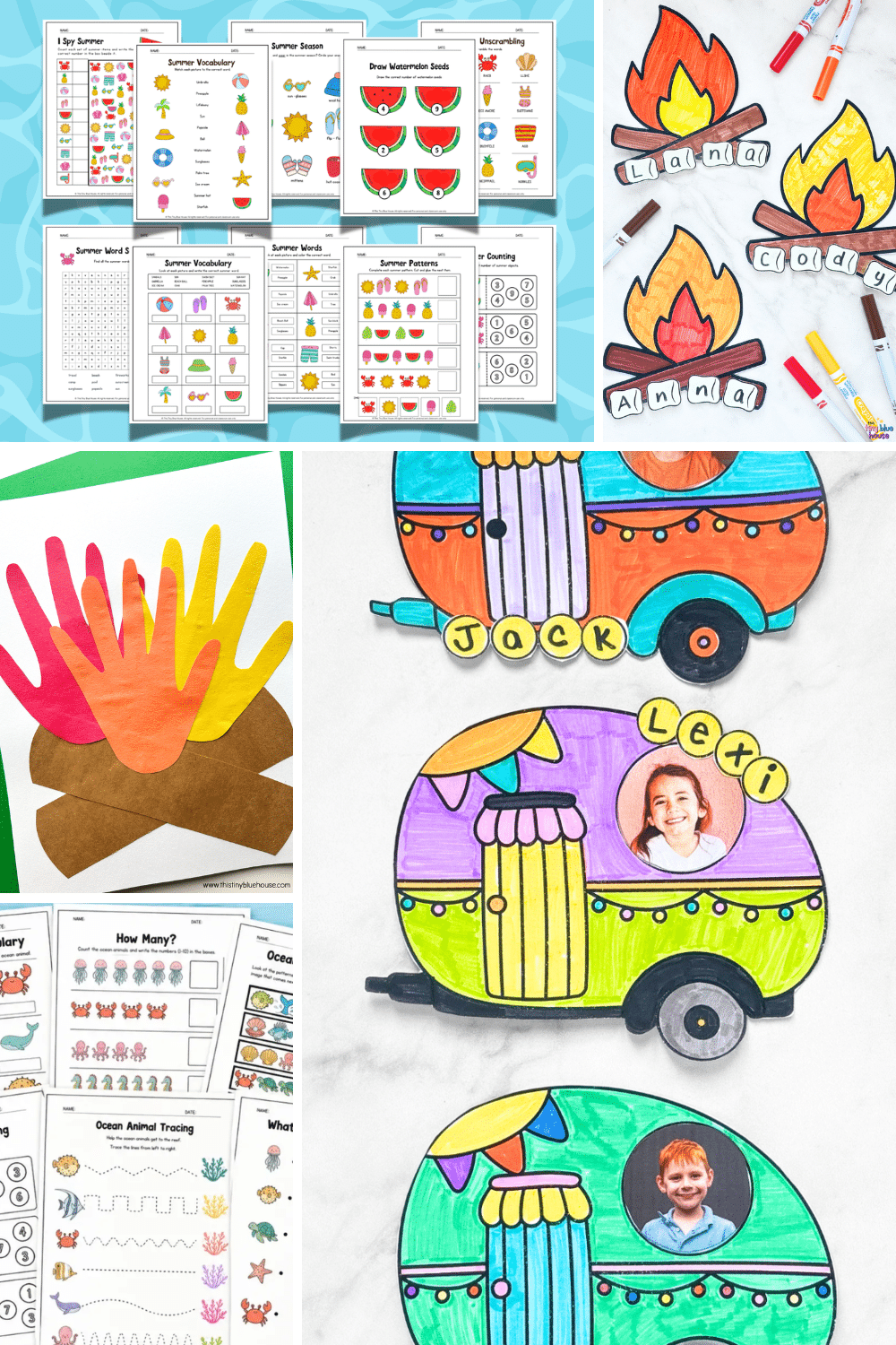 Camping Worksheets for Kids (Free Printable Camping Activities for K–2 ...